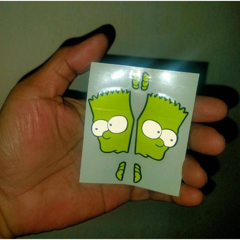 STIKER MOTOR KERETA THE SIMPSONS CUTTING STICKER | Shopee Malaysia