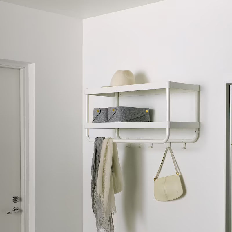 Clothes hanger minimalist storage rack hat hanger and handbag hanger ...
