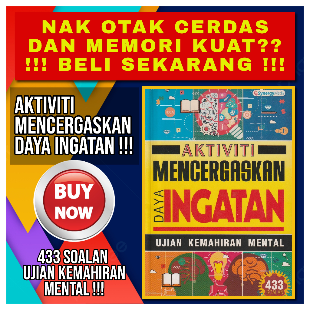 AKTIVITI MENCERGASKAN DAYA INGATAN | Shopee Malaysia