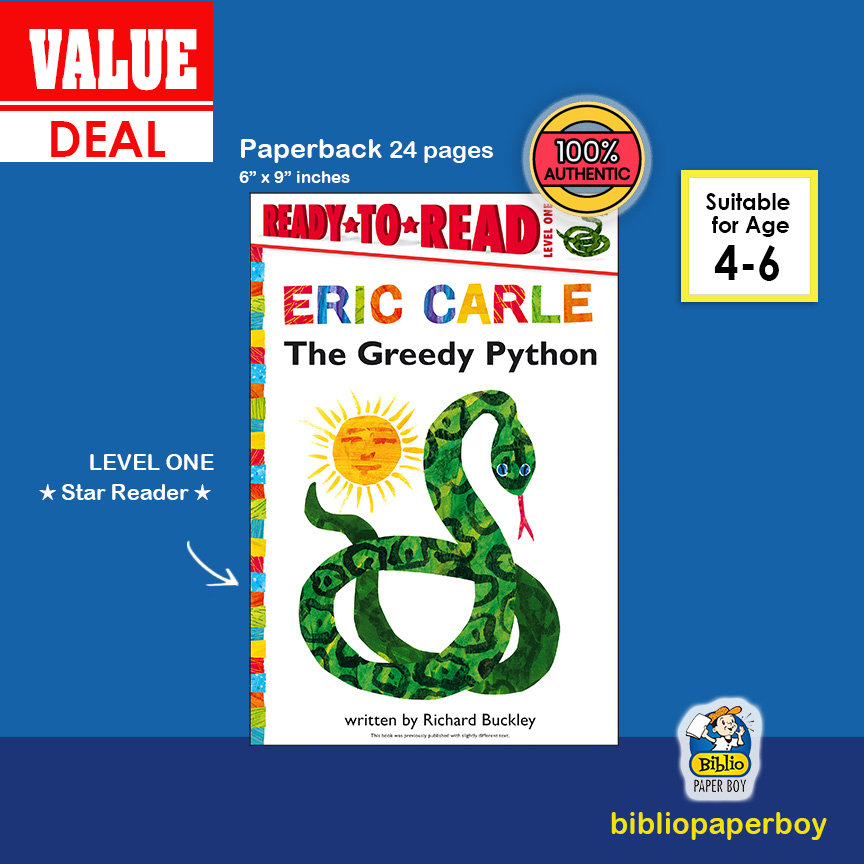 (Ready to Read Level One) Eric Carle The Greedy Python | Shopee Malaysia