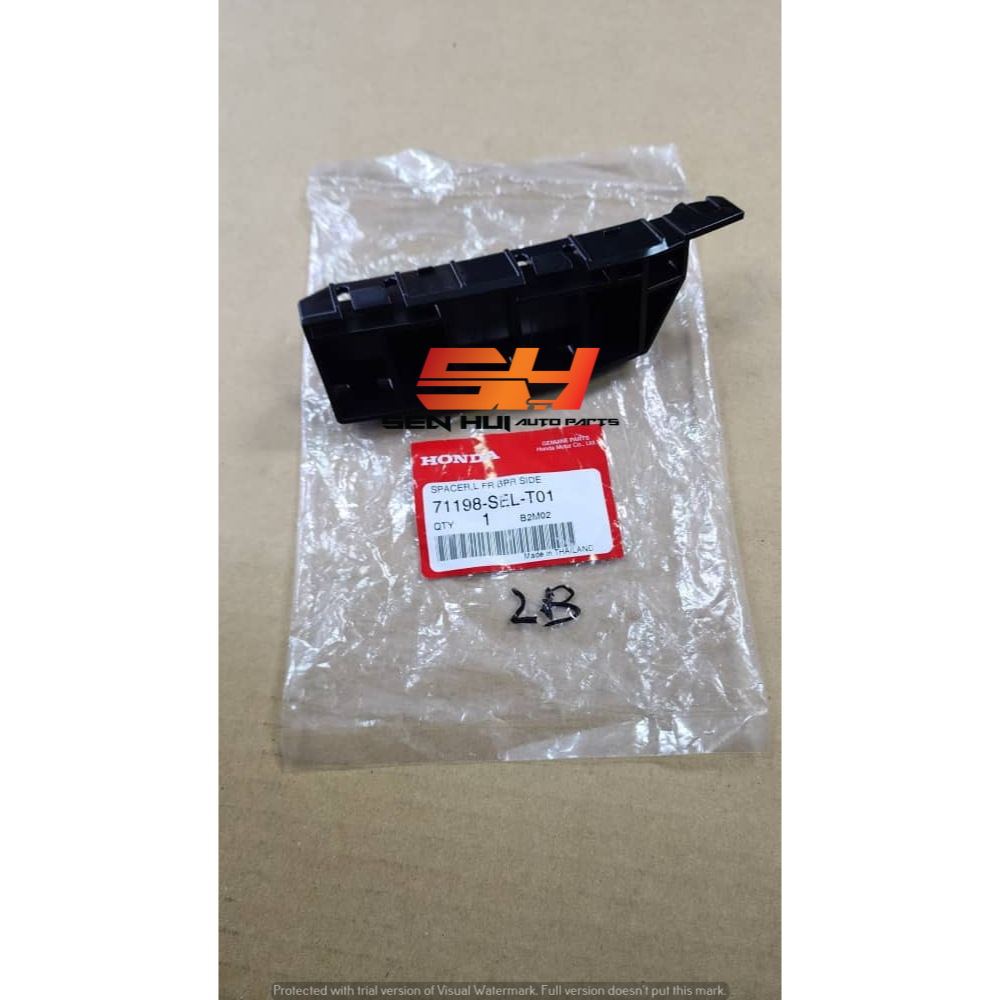 Honda City 71198-SEL-T01 BRACKET Front Bumper Left LH side Genuine ...