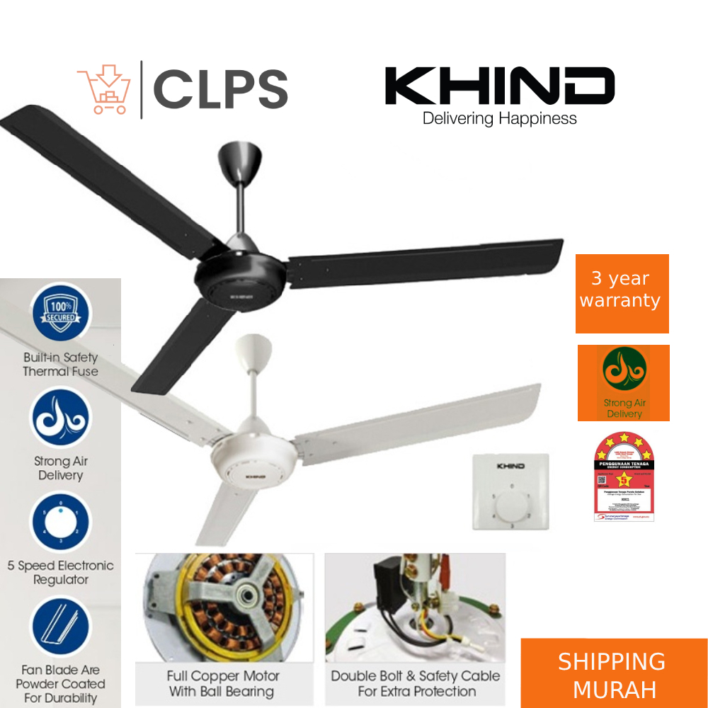 Khind CF618 CF618B CF625 CF625B Ceiling Fan CF611 CF-611 | Shopee Malaysia