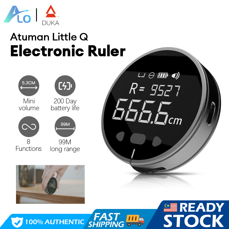 DUKA Little Q Electronic Ruler Tape Measure LCD Screen Multifunctional ...