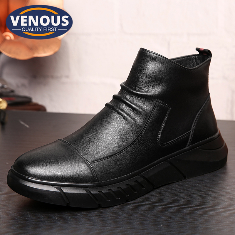 【Venous】2024 New Kasut Kulit Lelaki Black Leather Shoes for Men Sale ...