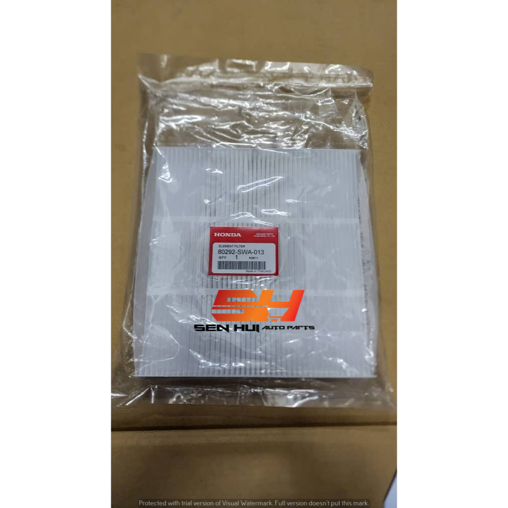 Honda CRV / Civic / Accord 80292-SWA-003 Air Conditioner FILTER 80292 ...