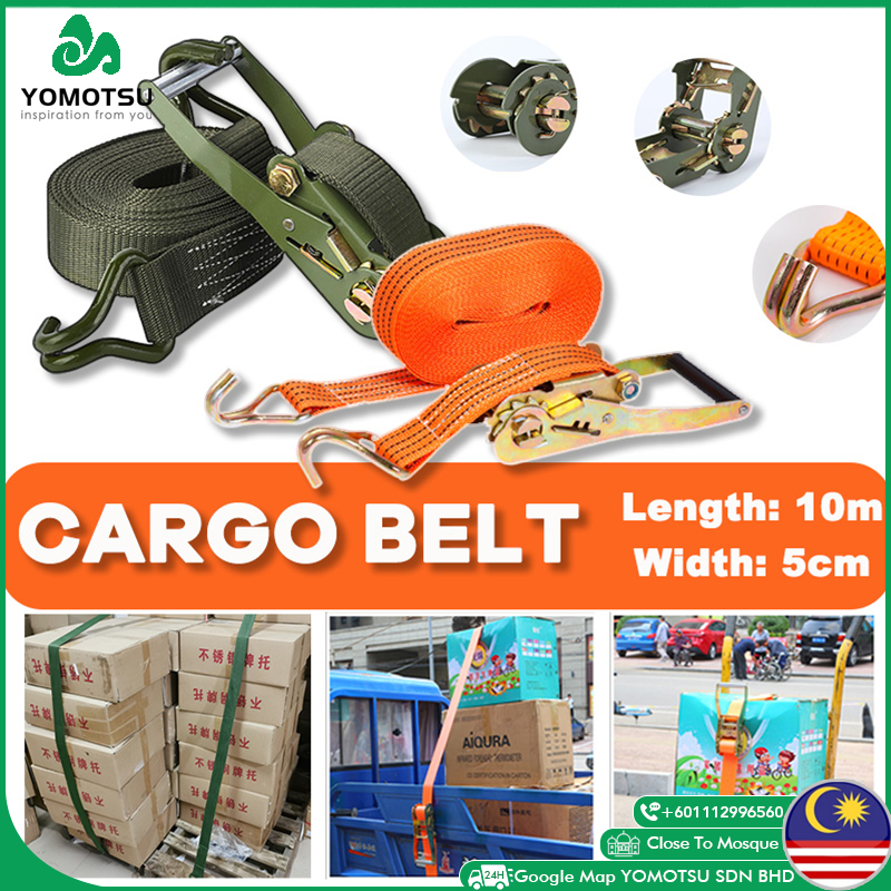 5/10Ton Lorry Tie Down Straps Ratchet Belt Powerful Cargo Strap Tie ...