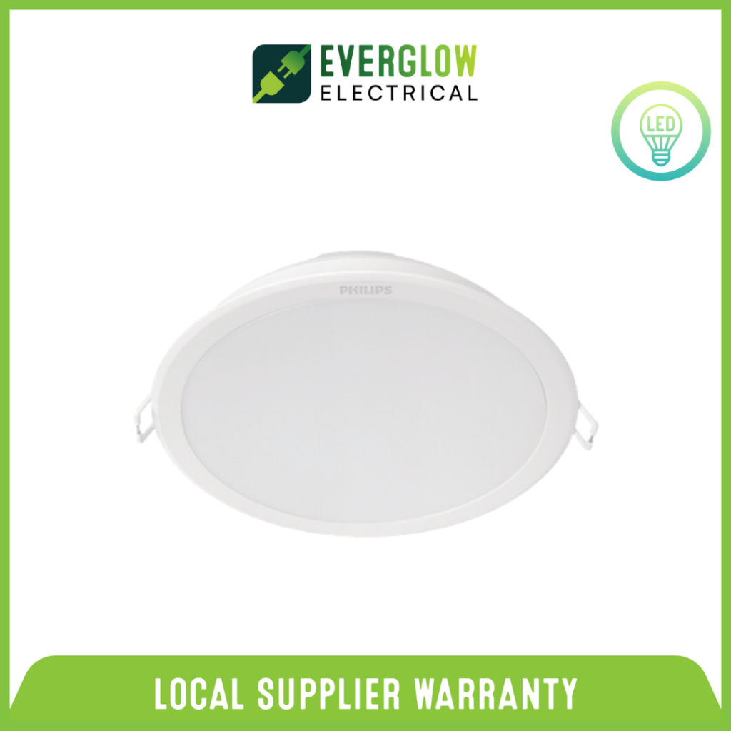 PHILIPS 59471 MESON 24W 1700LM 200MM 8" EYECOMFORT ROUND LED RECESSED ...