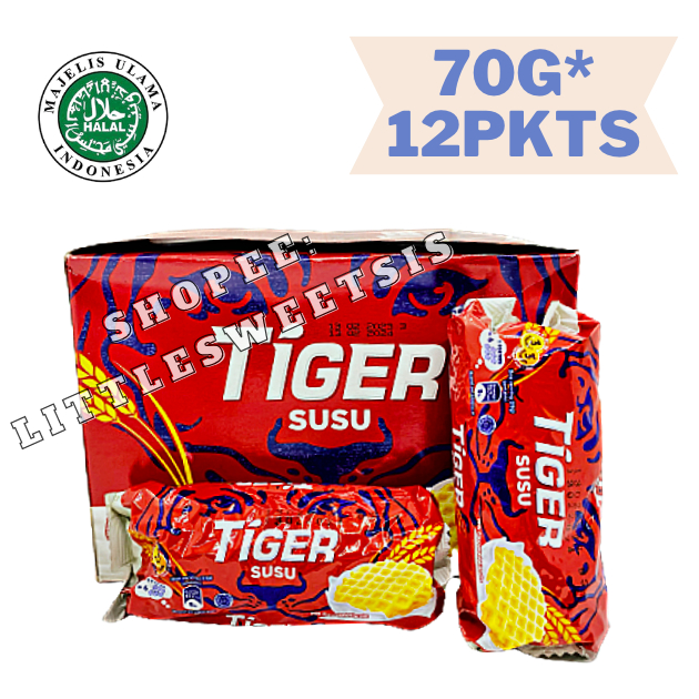 TIGER SUSU BISCUIT [70G*12PKTS] | Shopee Malaysia
