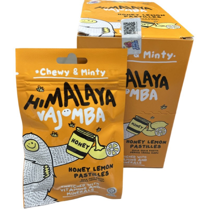 Himalaya Vajomba Pastilles 12x25g/box ( Honey Lemon/ Berry Sakura ...