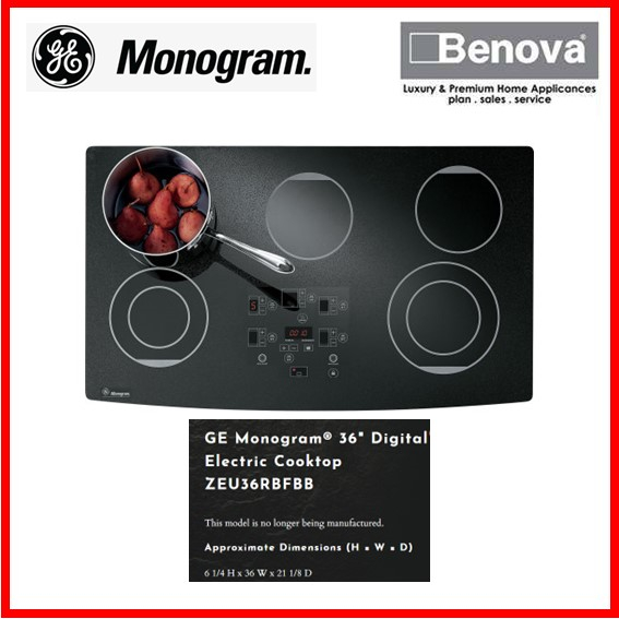 GE MONOGRAM 36" Ceramic Hob (Display Set) | Shopee Malaysia
