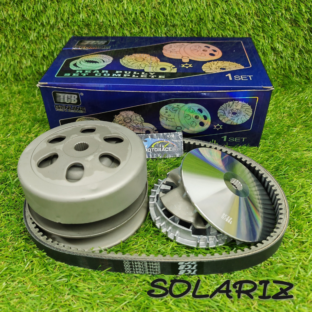 STD PULLEY SET + TIMING BELT + MOVABLE DRIVE COMPLETE NOUVO ICON SPACY ...