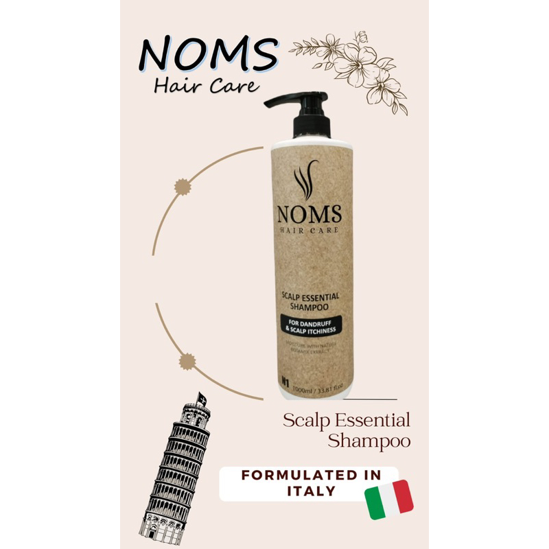 Noms Scalp Essential Shampoo [Formulated In ITALY] Noms Scalp Essential ...