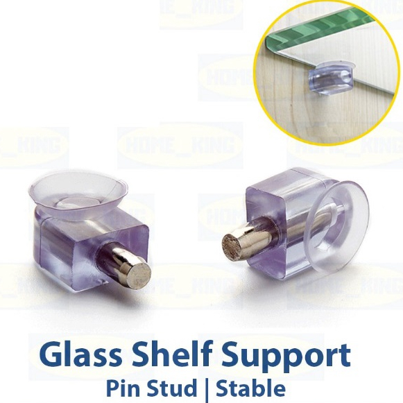 MKR 5mm 6mm Rubber Suction Cup Glass Shelf Support Stud Pin Peg ...