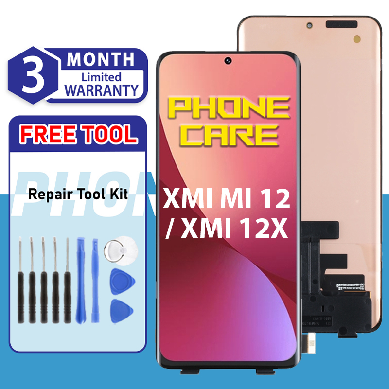 LCD Display Touch Screen Compatible For MI 12 LITE / XiaoMi 12 / 12X ...