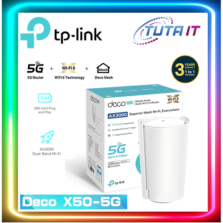 TP-Link Deco X50-5G 5G AX3000 Whole Home Mesh WiFi 6 Gateway | Shopee Malaysia