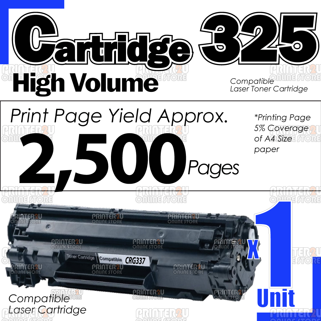 CRG Cartridge 325 CRG325 Laser Toner Compatible to CANON LBP6000 LBP6030 LBP6030w ImageClass ...