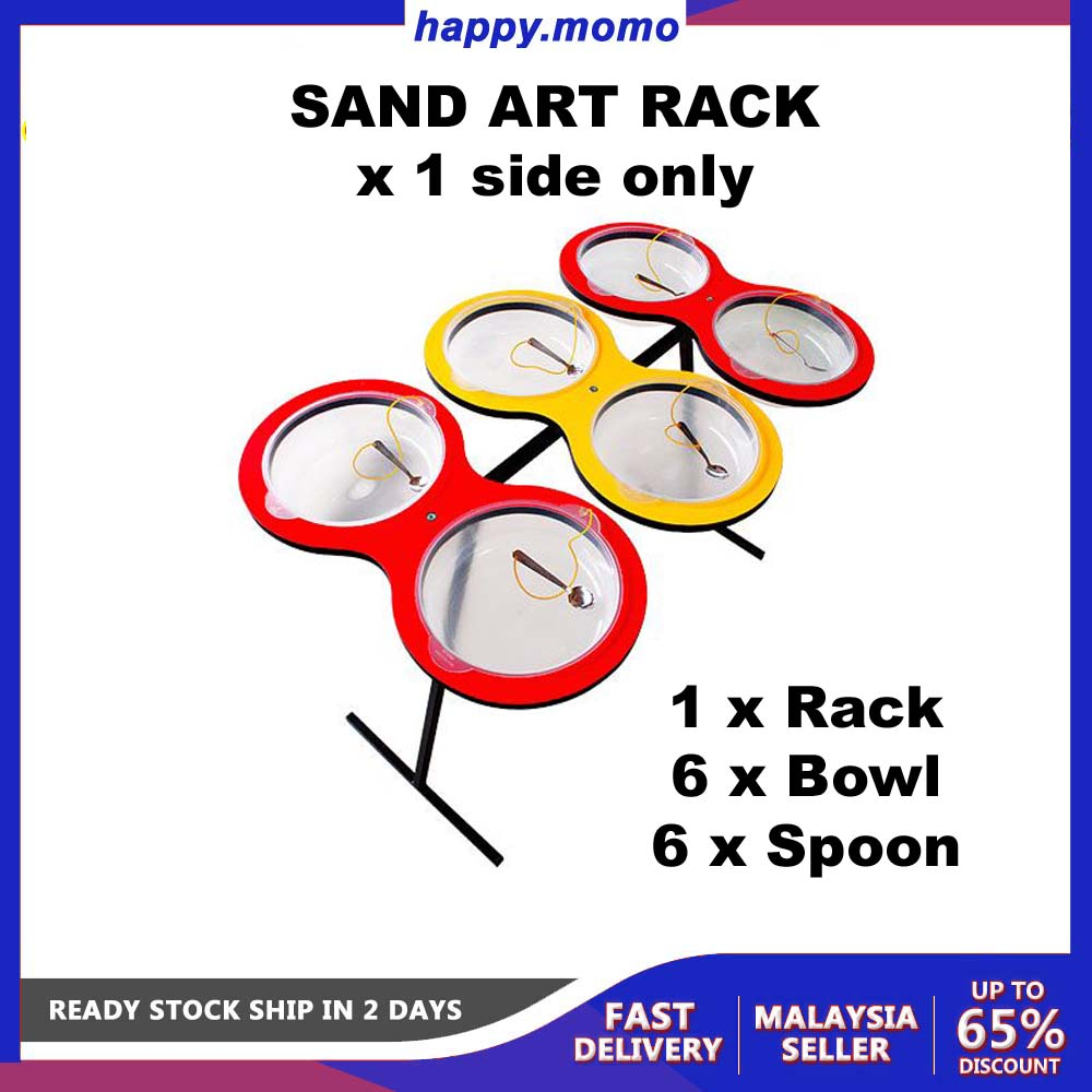 (Loose) Sand Art Rack Stand Only | For Event Party Supply Rak Color ...