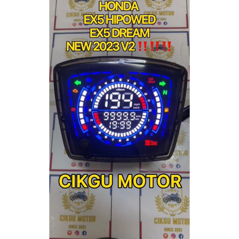 (READY STOCK TERBARU)‼️‼️‼️ HONDA EX5 HIPOWED /EX5 DREAM DIGITAL METER ...