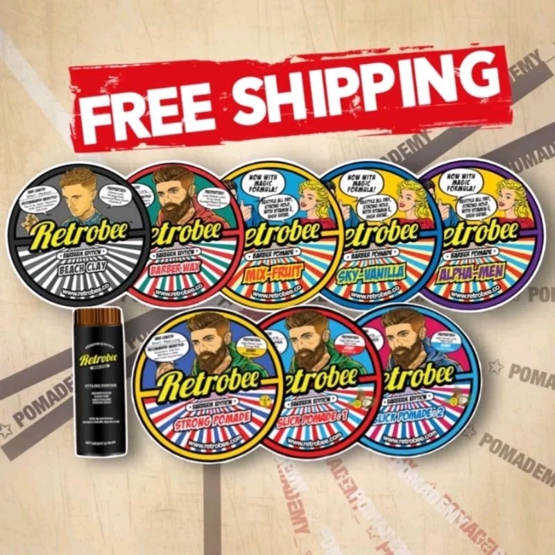 Retrobee Pomade Original With Extra Bubble Wrap | Shopee Malaysia