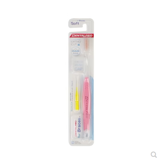 Berus gigi pendakap gigi/ DentalPro orthodontic toothbrush V-type ...