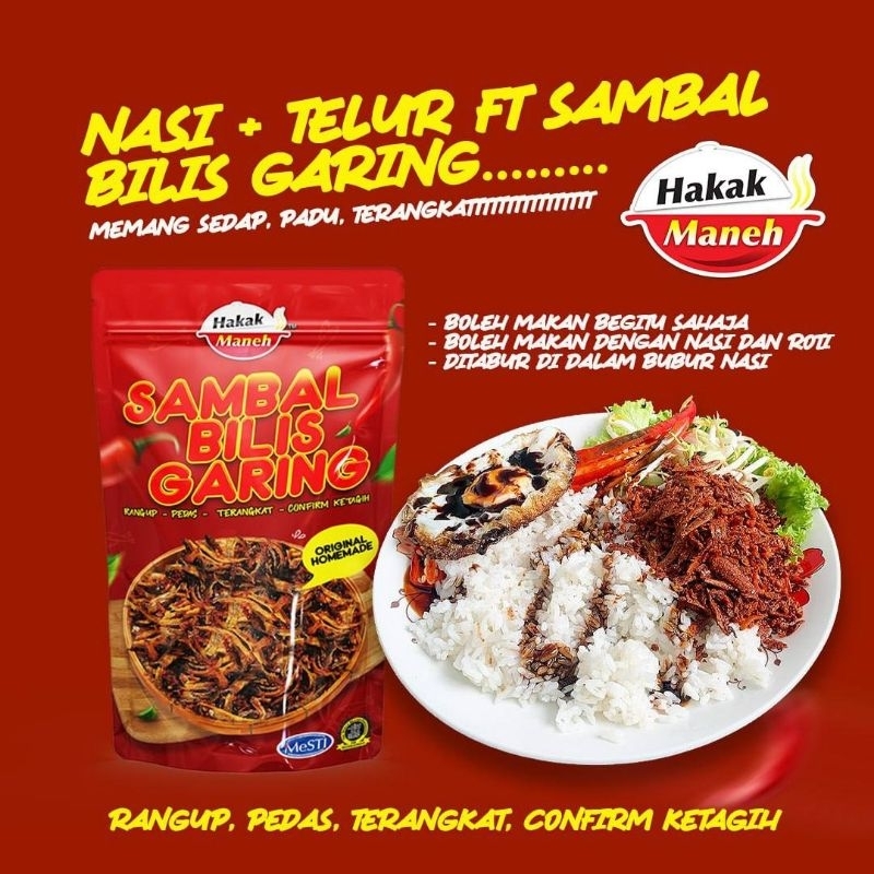 HAKAK MANEH ! SAMBAL BILIS GARING HAKAK MANEH SAMBAL BILIS PREMIUM ...