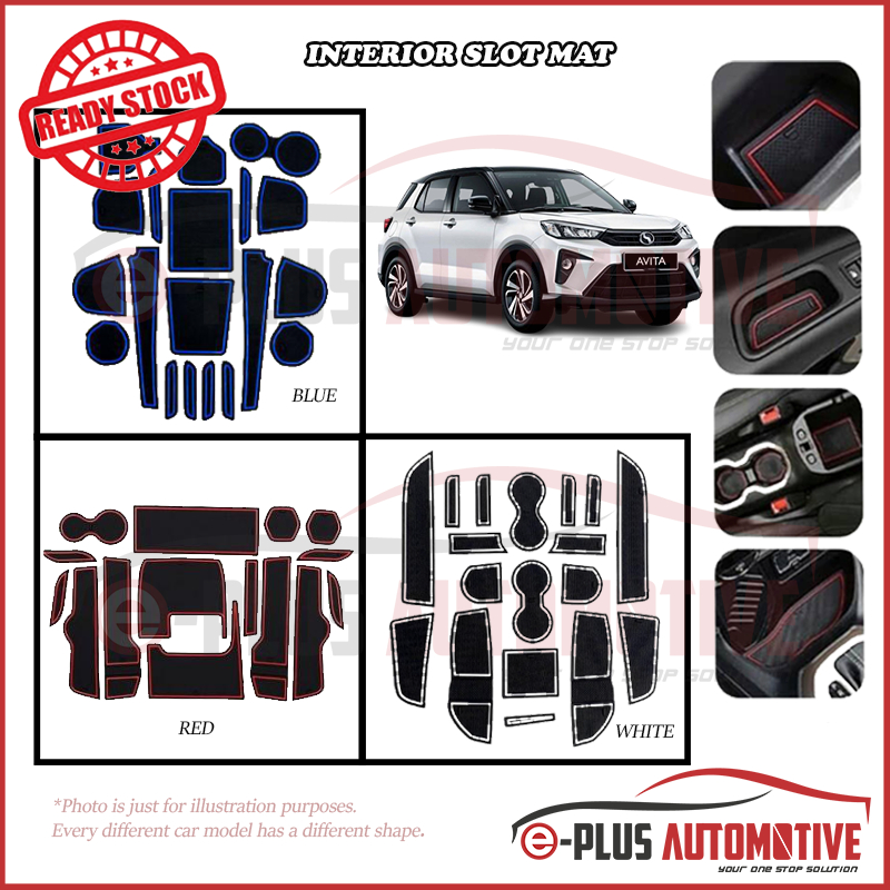 Perodua Ativa Interior Slot Mat Storage Tank (1 set) | Shopee Malaysia