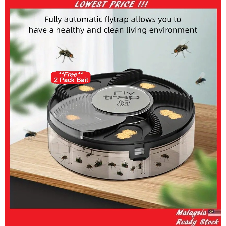 Fly Trap USB Electric Automatic Fly Catcher Perangkap Lalat | Shopee ...