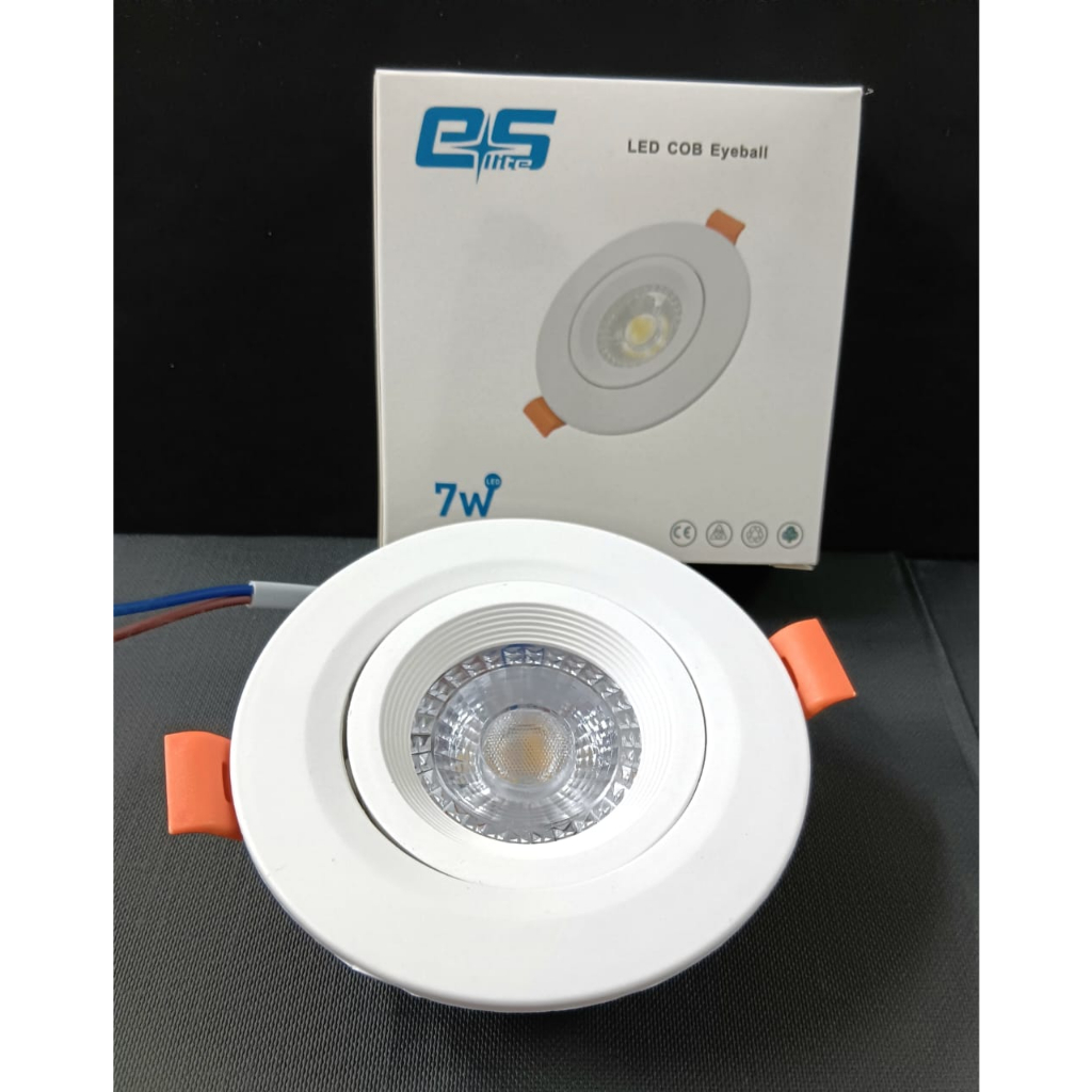 LED Eyeball 7W Round LED Recessed Eyeball Spotlight Round LED Downlight ...