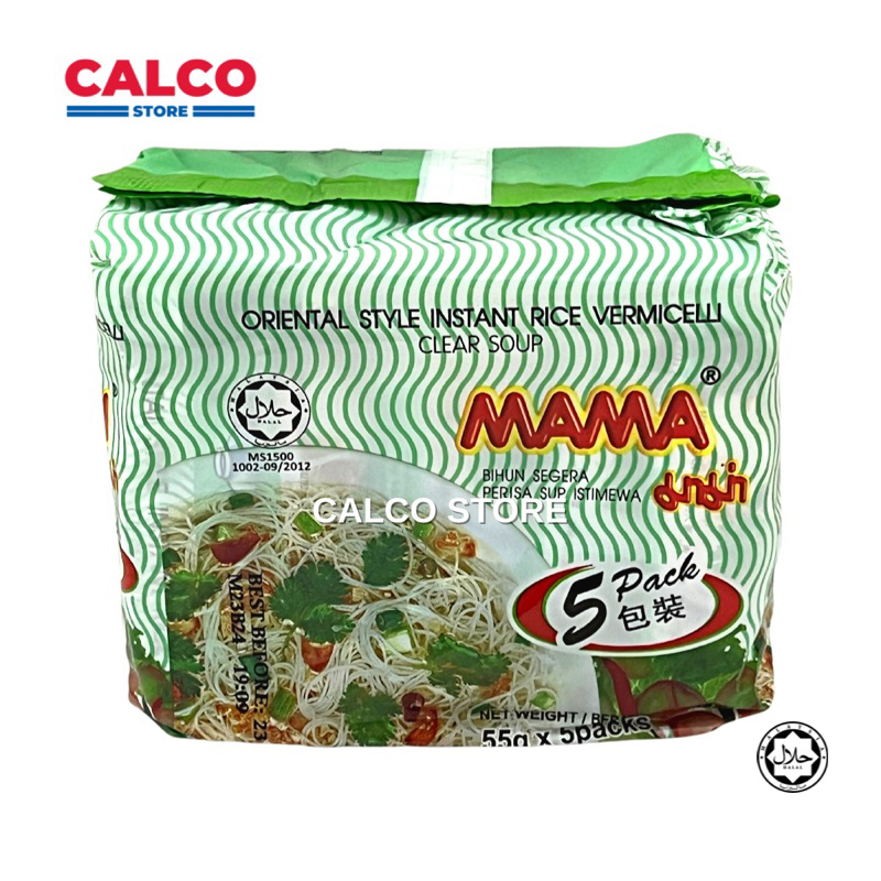 55g x 5’s Mama Oriental Style Instant Rice Vermicelli Clear Soup Bihun Segera Perisa Sup ...