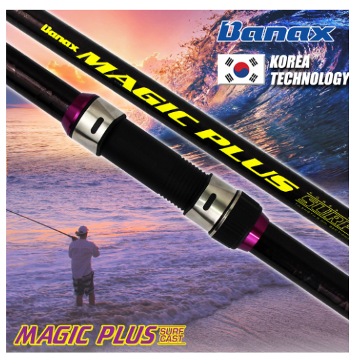 Banax Magic Plus Surf Cast Fishing Rod 11'8ft- 16'4ft | Shopee Malaysia
