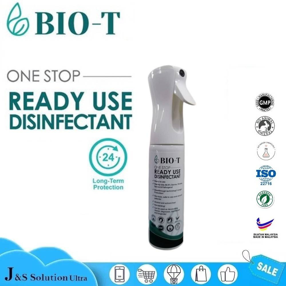 Bio-T One Stop Ready Use Disinfectant / Super Fine Mist Design Spray ...