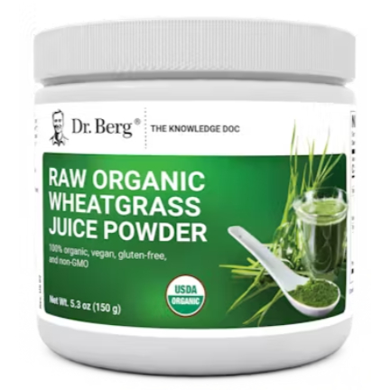 from USA Dr Berg Organic Raw Wheatgrass Juice Powder (lemon/original ...