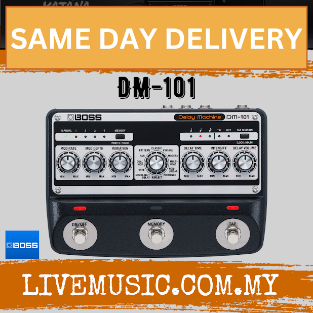 Boss DM-101 Delay Machine Effect Pedal ( DM101 / DM 101 ) | Shopee Malaysia
