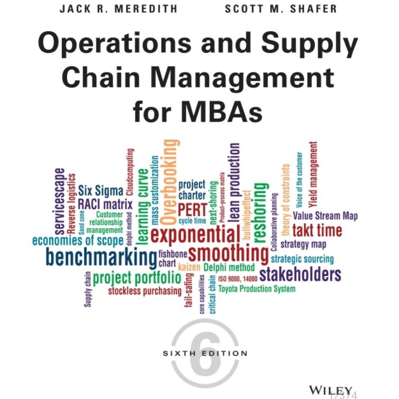 [Digital Book : 9123] Operations and Supply Chain Management for MBAs ...