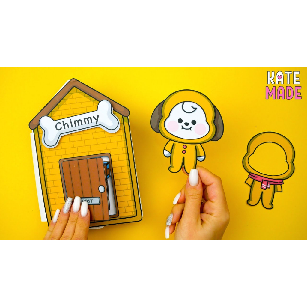 PDF] Paper House Chimmy House Printable Dollhouse DIY Preschool Kids ...