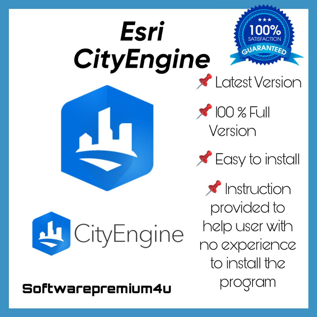 ArcGIS Esri CityEngine 2023 | 2022.1.8535 (2023) + Manual🔥【Latest】🔥 ...