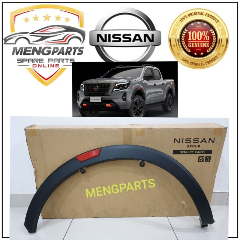 ORIGINAL NISSAN NAVARA D23 NP300 PRO X REAR MUDGUARD OVER FANDER ...