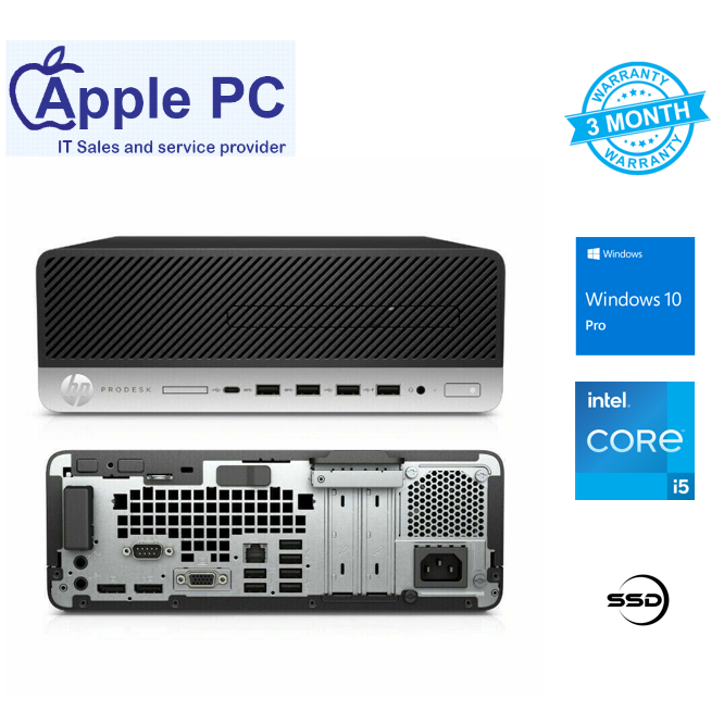 (HP Intel i5 5-12th PC FULL SET+MONITOR) Slimdesk Elitedesk Desktop /8 ...