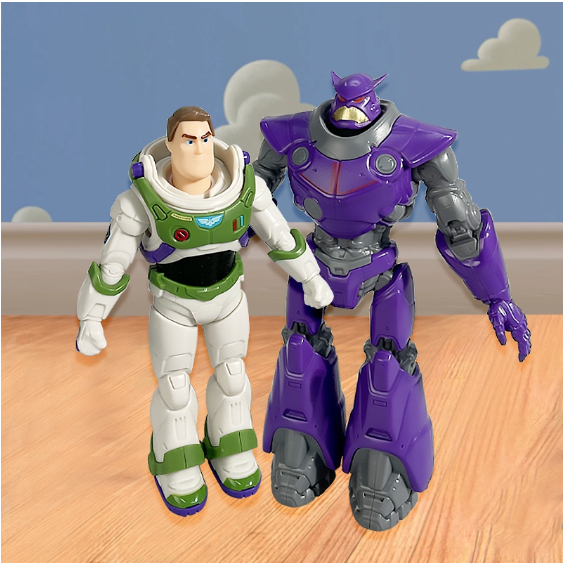 Buzz lightyear Zurg Action Figure For Collection Movable Arm 4*13cm ...