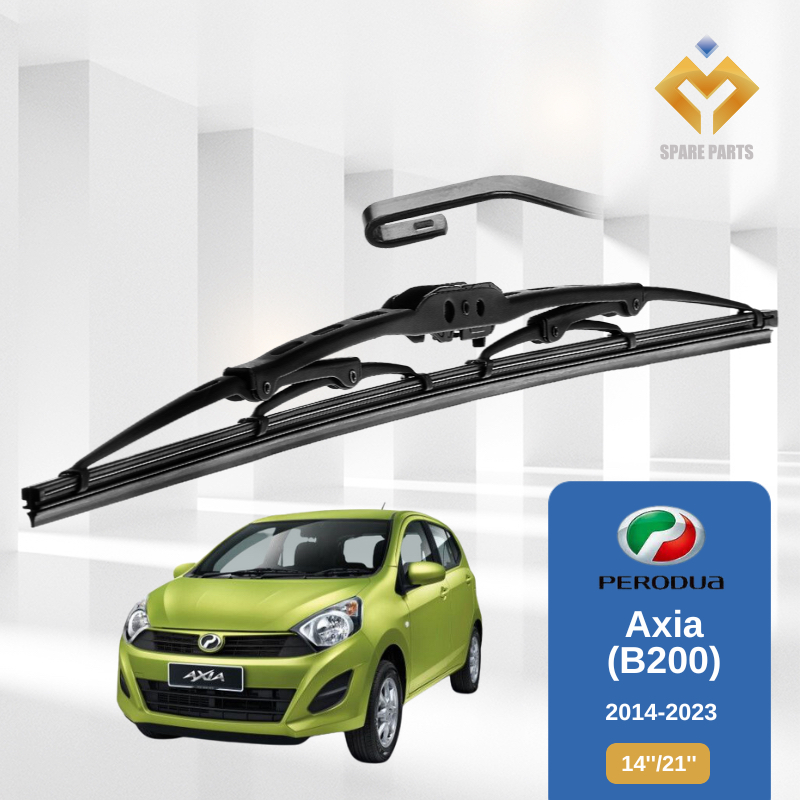 Perodua Axia/Bezza/Kembara 1 set 14"+21"GradeA U Hook Rubber Metal ...