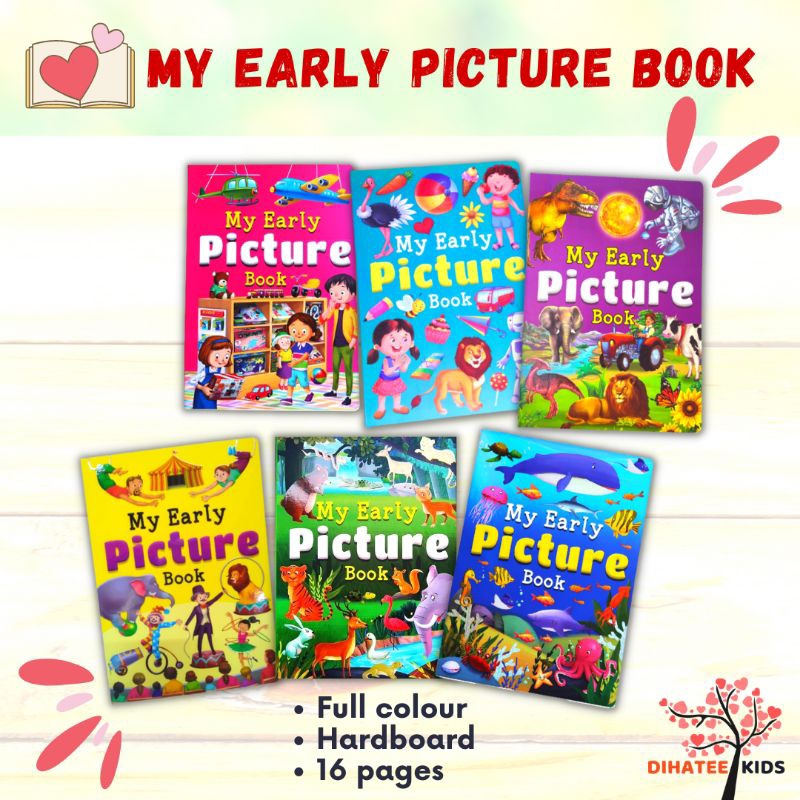 DIHATEEKIDS - MY EARLY PICTURE BOOK (English version) | Shopee Malaysia
