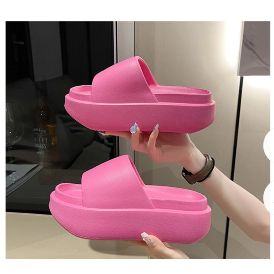 Candy color trendy flip flop slides shoes kasut perempuan | Shopee Malaysia