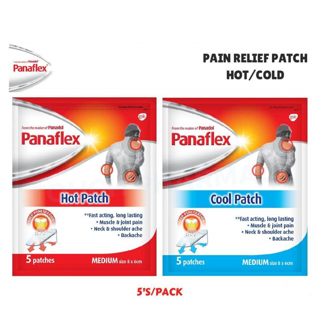 Panadol Panaflex (Hot Patch/Cold Patch) 5 Patches/Pack - READY STOCK ...