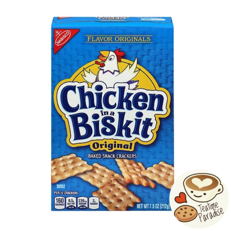 Nabisco Chicken in a Biskit Original Baked Snack Crackers 212g | Shopee ...