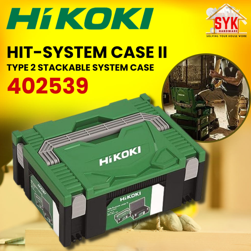 SYK HIKOKI 402539 Hit System Case II Type 2 Stackable Transport Case ...