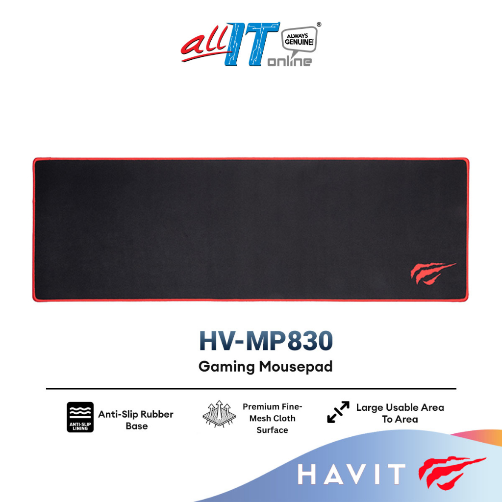 Havit Gamenote HV-MP830 900x300x3mm Large Gaming Mousepad | Shopee Malaysia