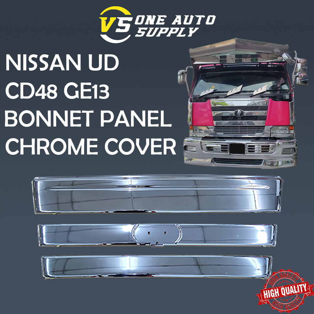 NISSAN UD CD48 GE13 FRONT PANEL CHROME GARNISH COVER | Shopee Malaysia