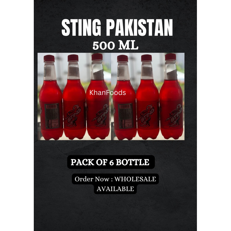 STING BERRY BLAST ENERGY DRINK - PACK OF 6 - 500ML | Shopee Malaysia