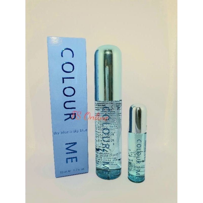 ( No COD) Colour Me Sky Blue 50ml perfume | Shopee Malaysia