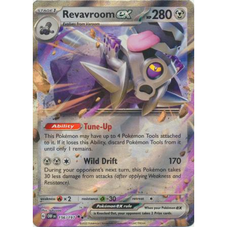 Pokemon TCG - Revavroom ex - 156/197 - Ultra Rare | Shopee Malaysia